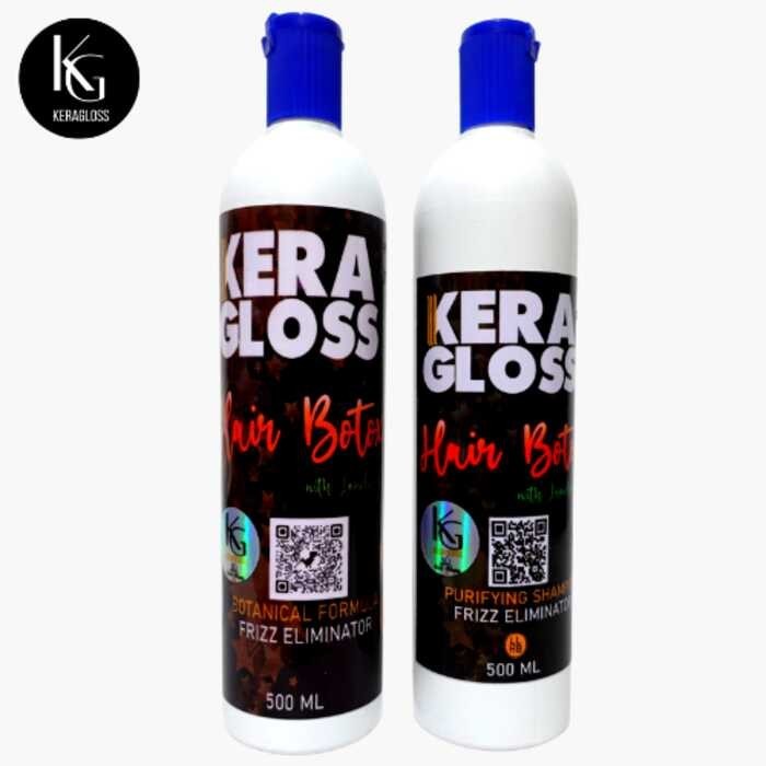 KERAGLOSS HAIR BOTOX BOTANICAL FORMULA PLUS PURIFYING SHAMPOO - 500 ML ...