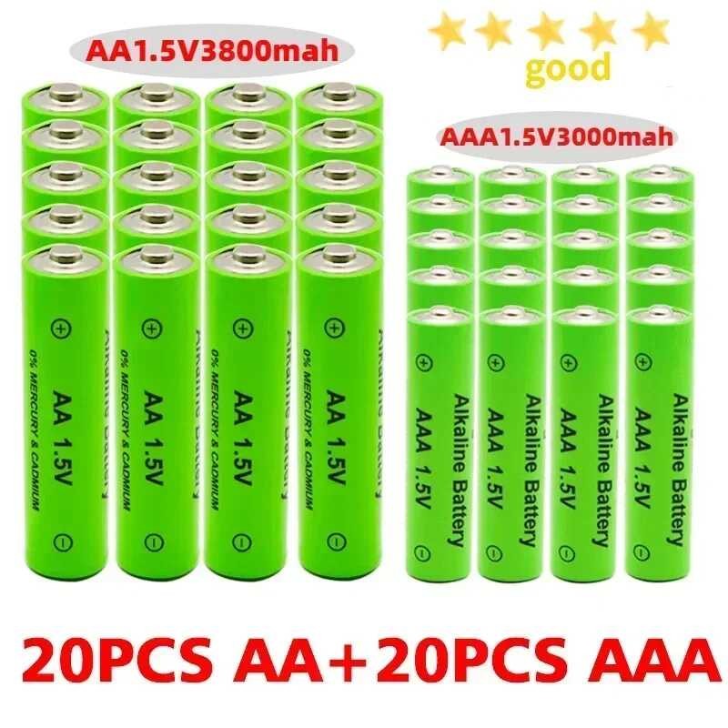 AA 0 + AAA Rechargeable AA 1.5V 3800Mah / 1.5V AAA 3000Mah Alkae ...