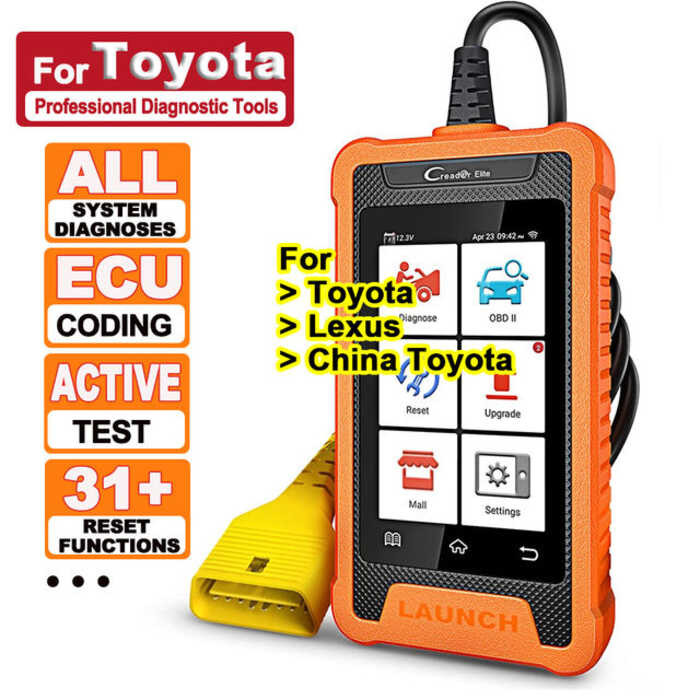 LAUNCH X431 2024 Elite Obd2 Scanner For Toyota Lexus, Full System Bi ...