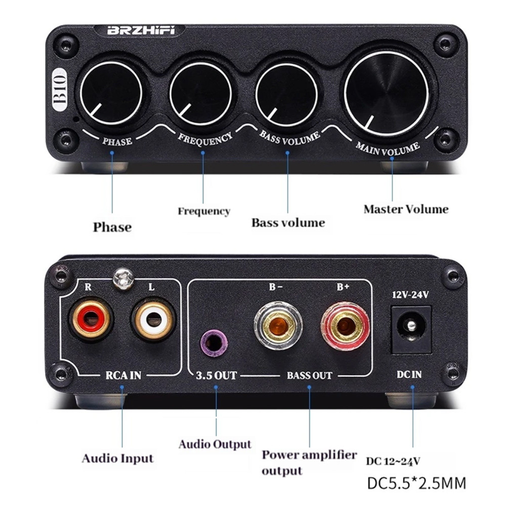 100W HIFI Fever Audio Professional Subwoofer Class D Digital Amplifier ...