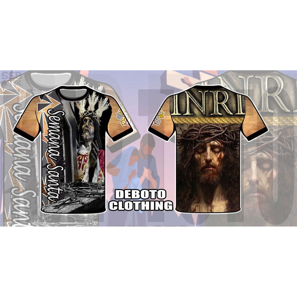 [FREE CUSTOME] Fully sublimated 3D print TSHIRT nazareno 2025 debosyon ...