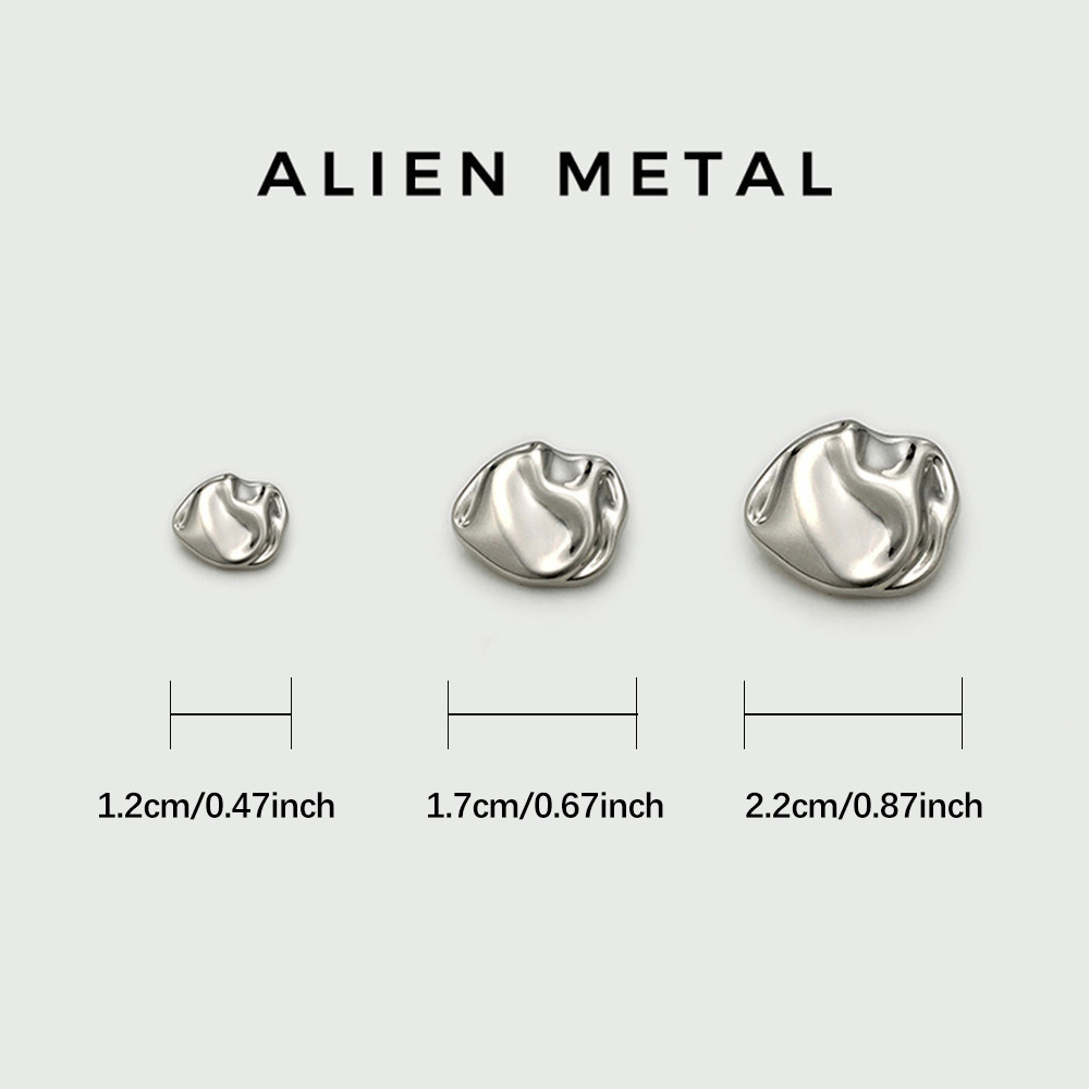 Unique Irregular-Shaped Metal Buttons with Antique Finish | Multi-Size ...