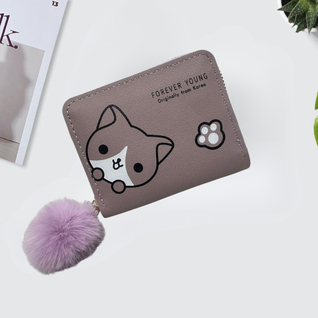 Dodo New coin wallet short zipper card bag student girl cartoon cute ...
