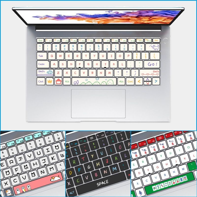 Huawei MateBook 13/14/D14/D15/16S X Pro Keyboard Sticker Laptop Key ...