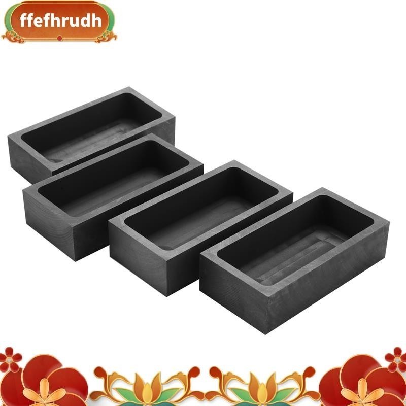 4 Pieces 1 Kg Graphite Ingot Mould Casting Ingot Crucible Mould Silver