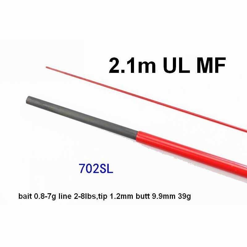 702Sl 2.1M UL MF 2 Sections Quality Carbon Fiber Blank Fishing Rod ...