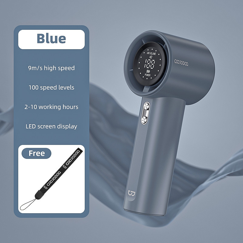 GOOJODOQ High Speed Handheld Fan Portable Quiet Fan Adjustable 100 ...