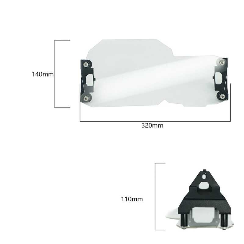 Headlamp Guard Mga Plate Protect Front Headlight Cover Para Sa F800gs ...