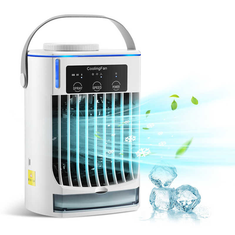 New Mini House Humidifying spray USB Desktop Conditioner Electric Fan ...