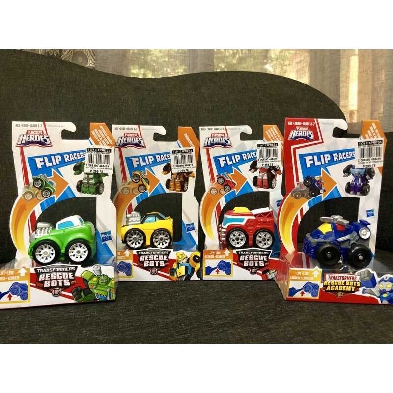 Mga Authentic Transformers Flip Racers Rescue Bots | Shopee Philippines