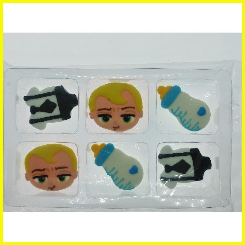 Boss Big BabyStuff Cartoons Royal Icing 2D cake cupcake Topper edible ...