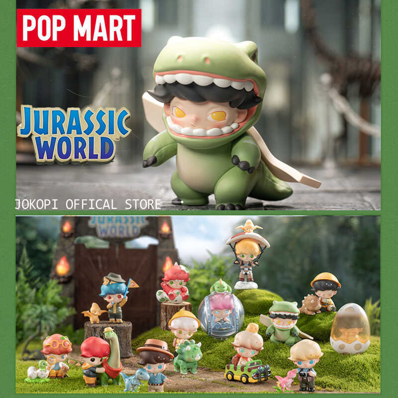 POP MART Dimoo Jurassic World Series Blind Box Toys Doll Cute Anime ...