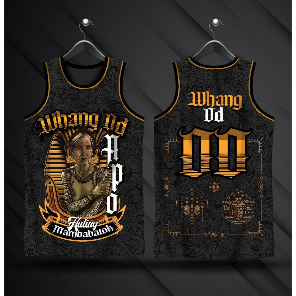 Apo Whang Od Jersey Black | Mambabatok Jersey | Whang Od | Tattoo ...