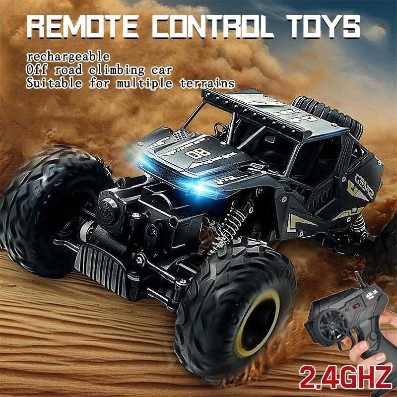 64 RC 1/18 Alloy 4Wd Crawler 40Mhz Climbing Control 4X4 Monster Truck ...
