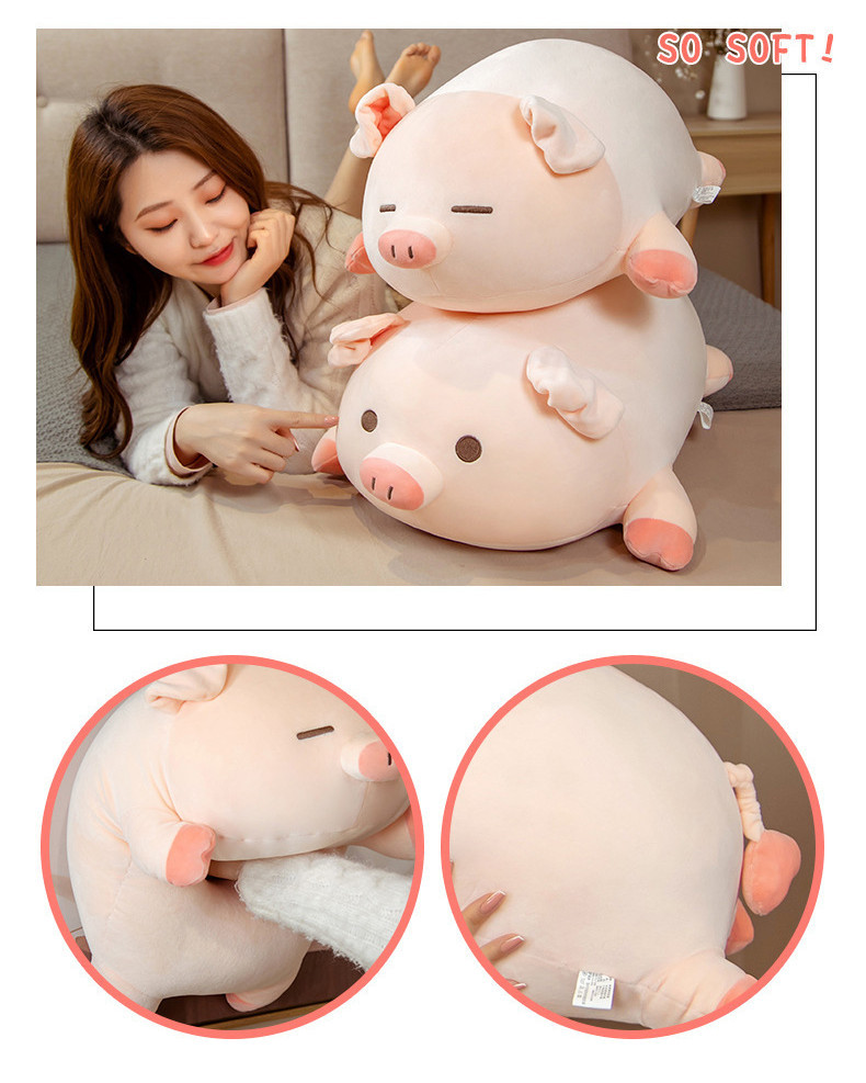 Cute bobo pig plushie stuffed toy piggy plush pillow sleeping pillow ...