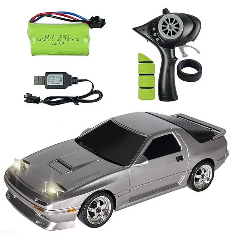 Mini LDRC Toys 1/18 Rx7 Ld1802 RC Racing Car RWD Gyroscope Wireless ...
