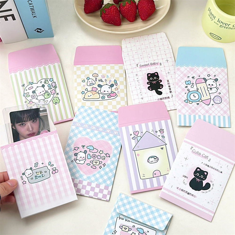 Ins Korean Card Holder Envelope Bag High-value Kraft Paper Small ...