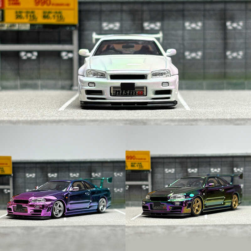 Fuji 1:64 Gt-R R34 Nismo Z-Tune Diecast Modelong Kotse | Shopee Philippines