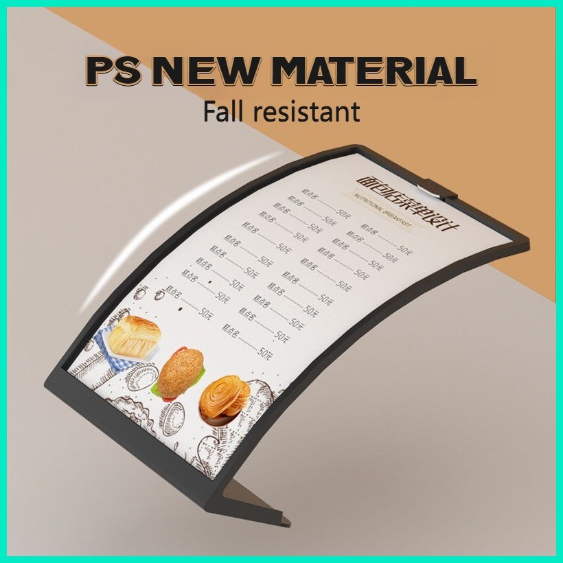 ☑ A4 Size Milk Tea Shop Menu Price Sign Display Board Restaurant ...