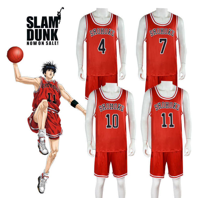 Slam Dunk COS Sakuragi Hanamichi Ryukawa Maple Anime Same Set Cosplay ...