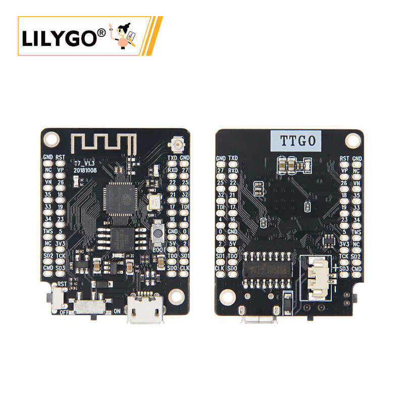 LILYGO®TTGO T7 V1.3 Mini32 ESP32 WiFi蓝牙模块开发板 | Shopee Philippines