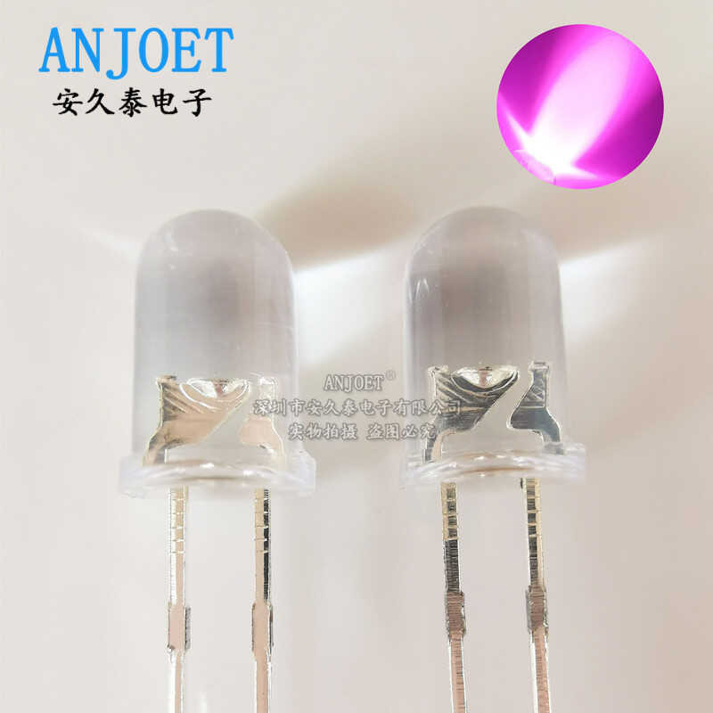 5 mm / F 5 white hair straight entry led user of diode high lightness ...