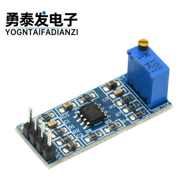 LM358 100x gain signal amplification operational amplifier module ...