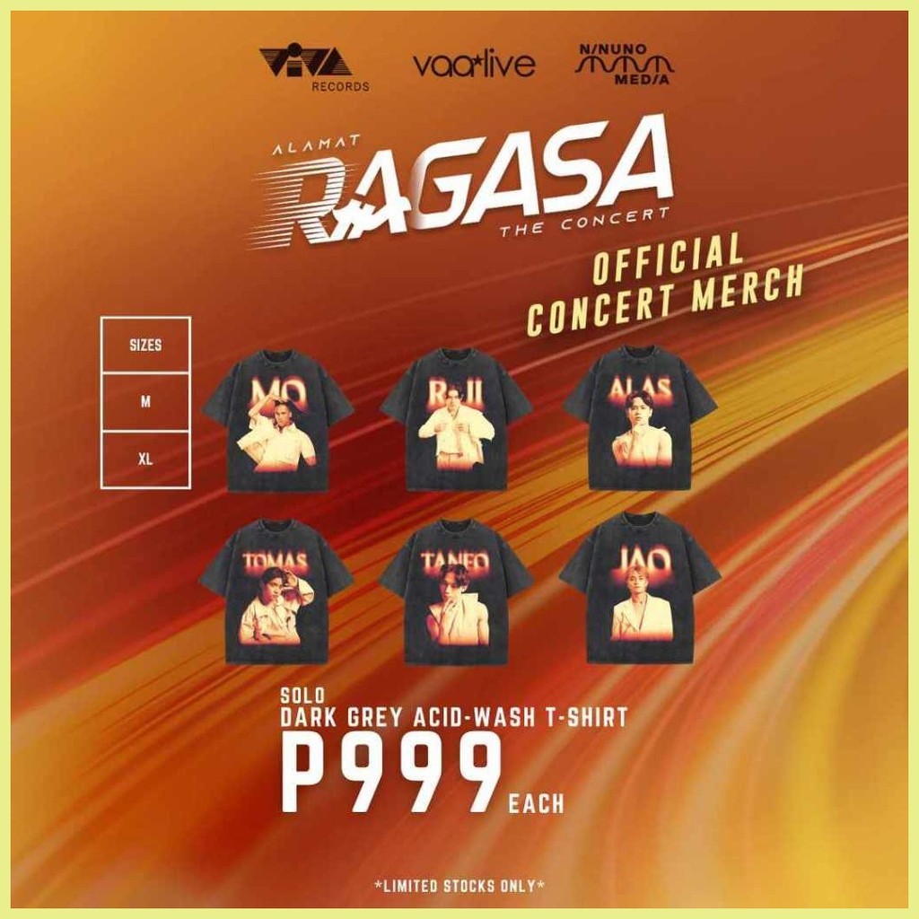 Alamat Ragasa Officia Concert Solo Tshirt Merch | Shopee Philippines