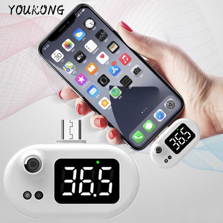 Mobile forehead electronic digital thermometer, USB smart thermometer ...