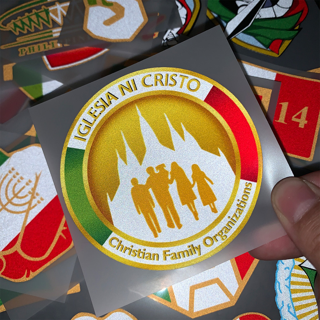 Iglesia Ni Cristo Sticker INC Christian KAPATID Reflective Waterproof ...