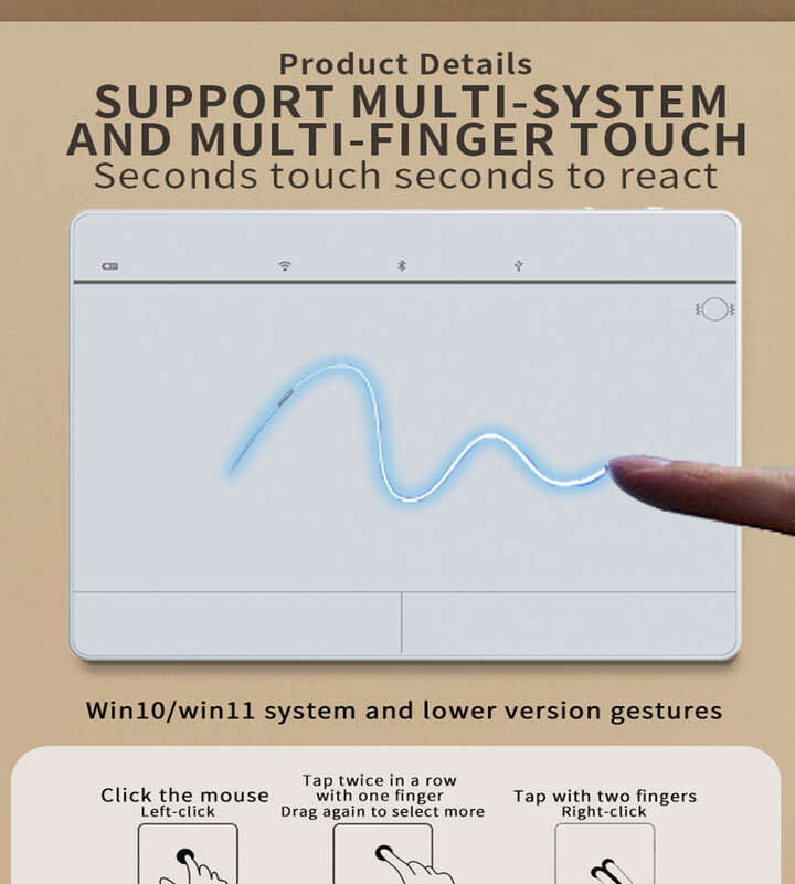 Trackpad For Mac JOMAA Wired Touchpad With Multi-Gesture Control ...