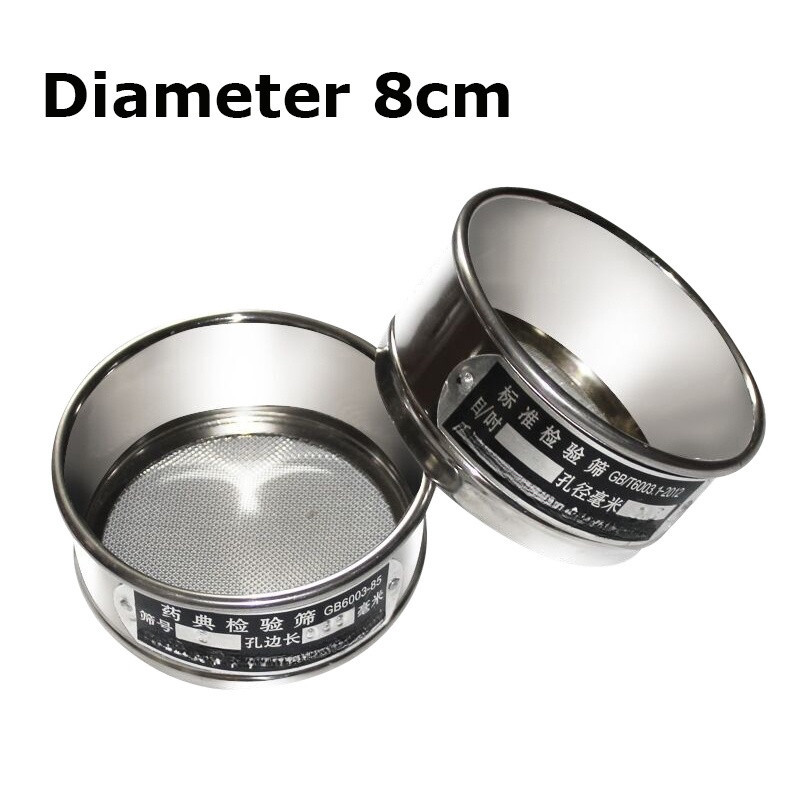 Dia 8cm 2 - 2000 mesh Standard Laboratory Test Sieve 304 SUS filter ...