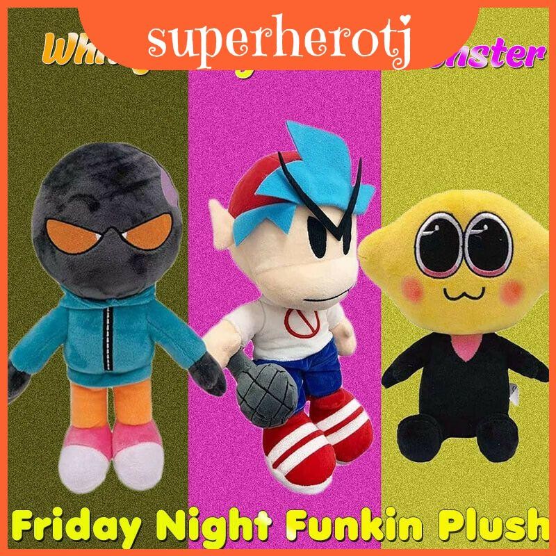 Funkin Night Friday Plush Toy Adorably Soft Fnf Whitty And Boyfriend ...