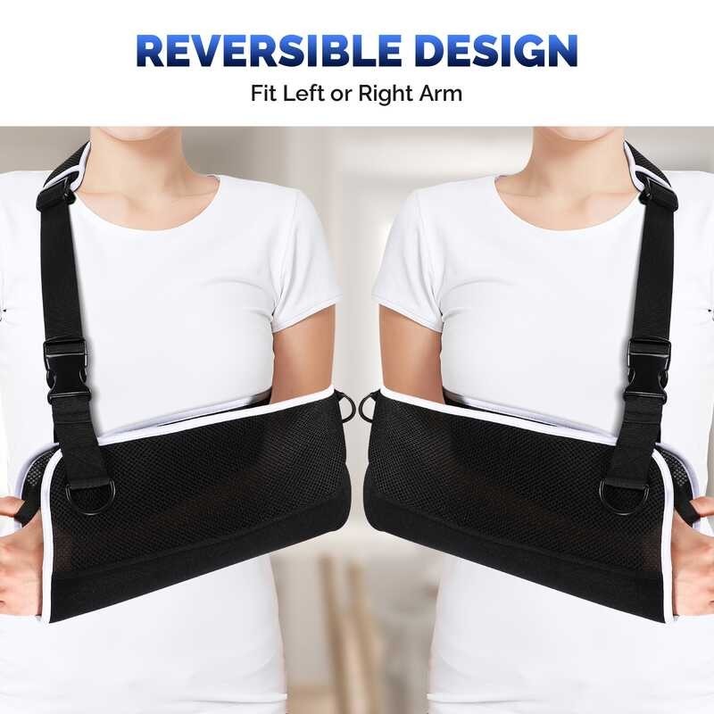 LY Adjustable Fracture Arm Sling Elbow Wrist Injury Arm Sling Shoulder ...
