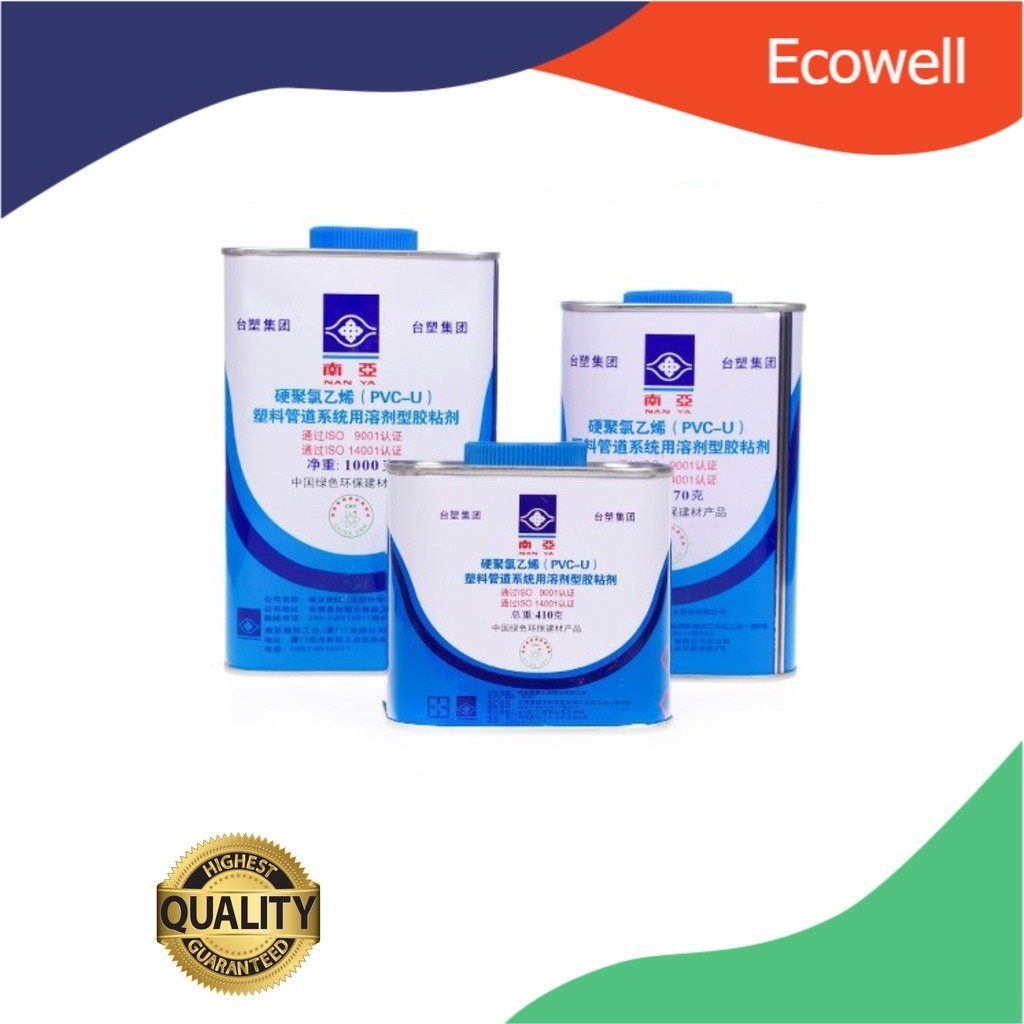 Nanya's pvc solvent pvc pipe cement 400cc | Shopee Philippines
