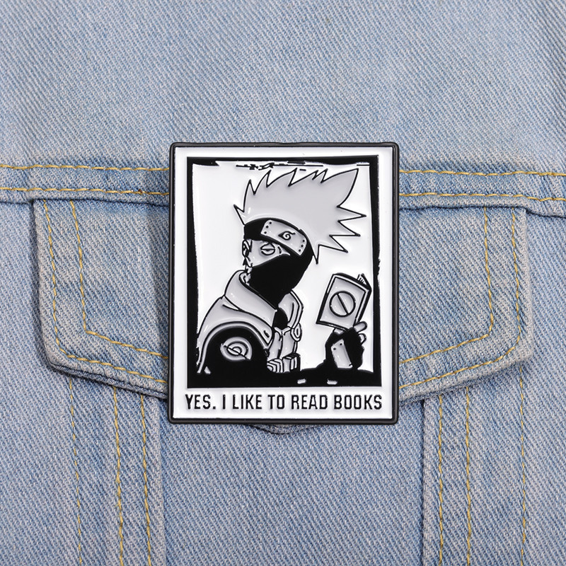 Naruto Akatsuki Badge Brooch Sasuke Uchiha Sharingan Pin Lapel Pins ...