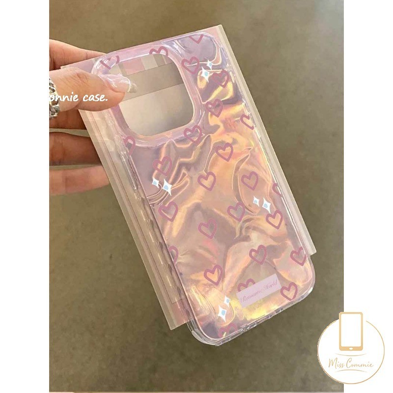 Luxury Ripple Luster Love Heart Soft Case Compatible For IPhone 7Plus ...