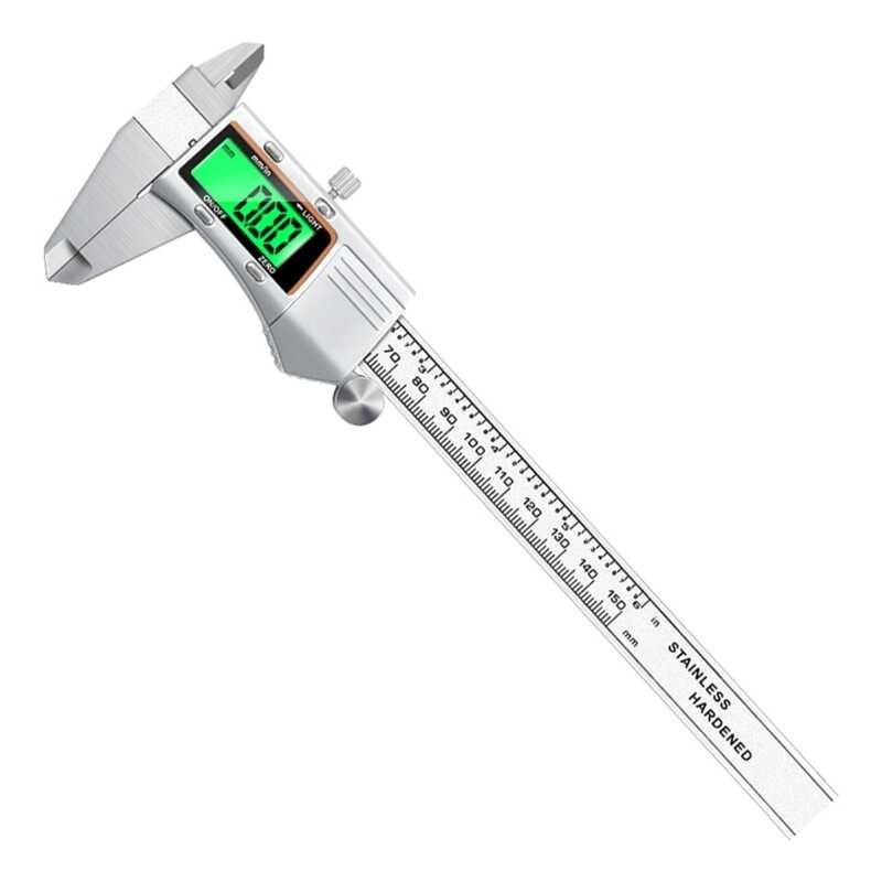 Electronic Digital Caliper Micrometer 0-6" Inch Metric Calipers Rulers ...