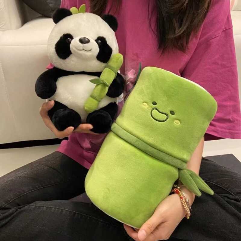 panda doll transforms bamboo panda into plush toy, national treasure ...