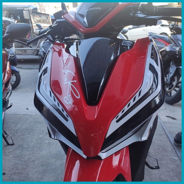 ∆ White 3 in 1 garnish for Honda Click V2 V3 150i and 125i - Original ...