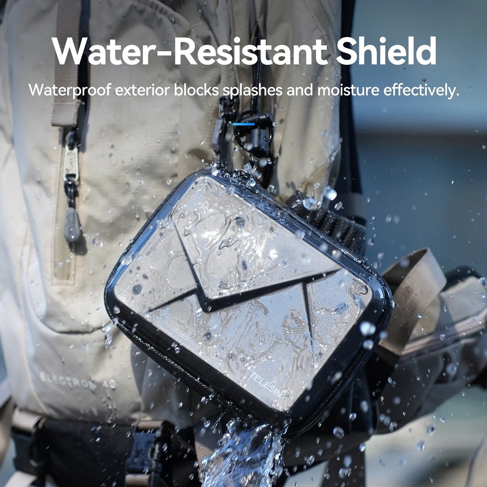 TELESIN Shockproof Case for DJI Action 5 4 3 Camera – Waterproof Medium ...