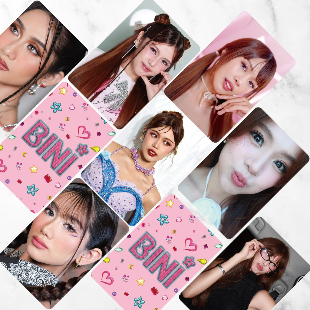 BINI Fan-Made DIY Bundle (55 Sheets) – Retro Glow-in-the-Dark LOMO ...