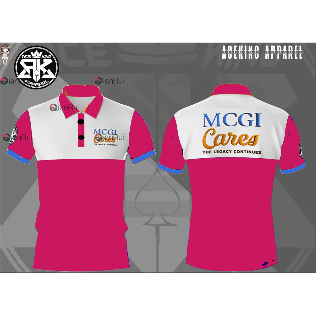 MCGI Polo Shirt V1: Iconic Blue and Orange Design, Showcasing the Spirit of Care(Free ...