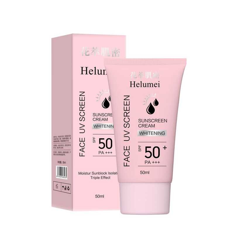 Flower Extract Skin Brightening Sunscreen SPF50+PA+++ 80f | Shopee ...