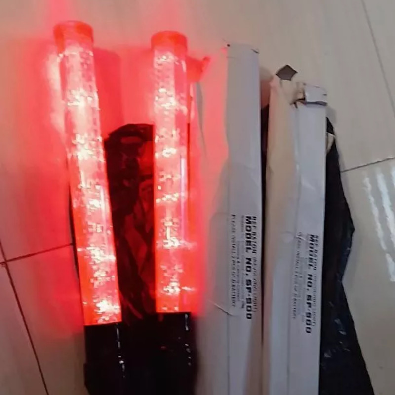 54cm Signal LED Traffic Safety Wand Baton Road Control Warning Light ...