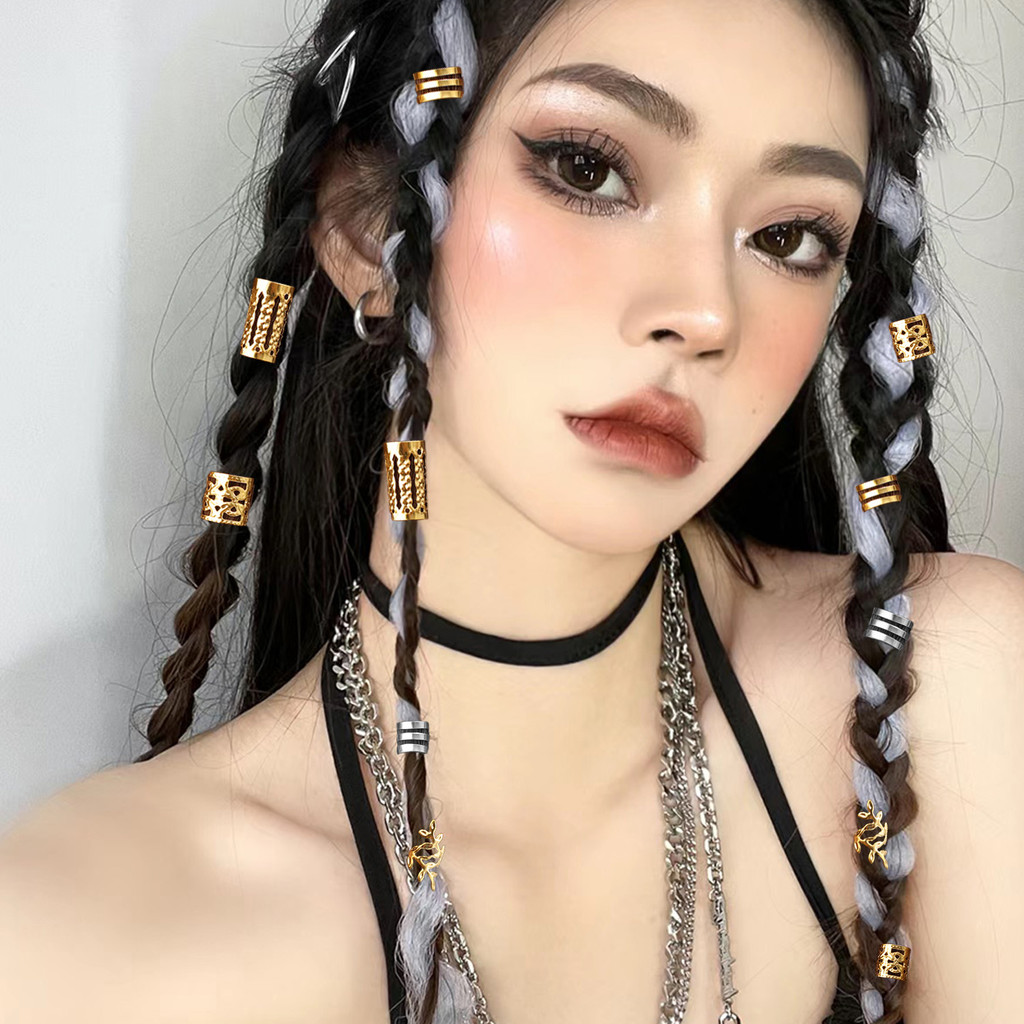 Y2k Millennium Style Dirty Braid Hair Accessories - Sweet Cool Braid ...