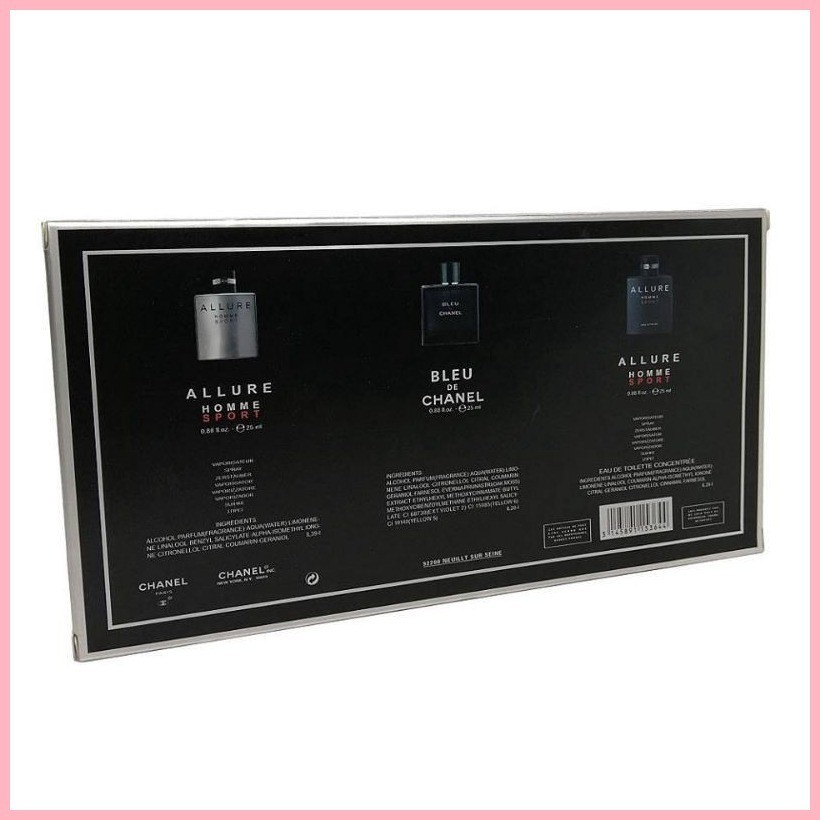 COD Chanel mini Perfume set for men Pour Homme Miniature allure ...