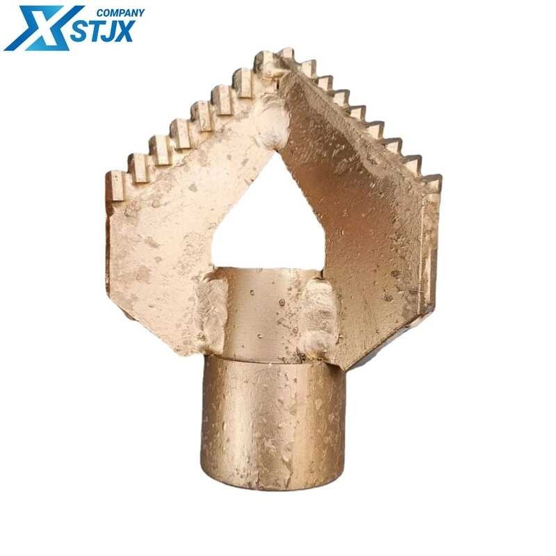 Drilling Rig Special Threaded Soil Non-Coring Three-Wing Alloy Drill ...