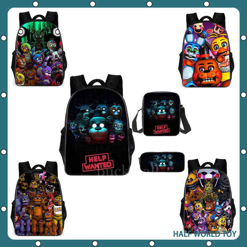 Fnaf School 38Cm Bag Five Nights At Freddy's Anime Peripheral Backpack ...