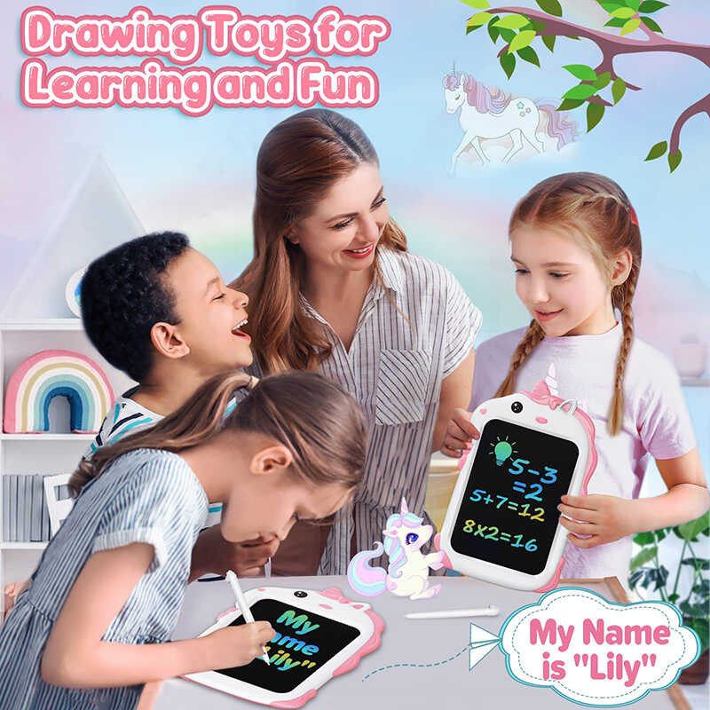 Children's Unicorn Gifts Digital Notebook Magic Blackboard Cartoon ...